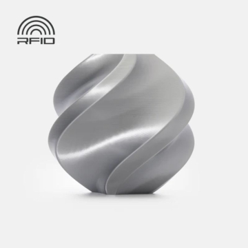 PLA Silk+ Silver Bambu Lab - 1.75 mm - 1 kg - Polyfab3D
